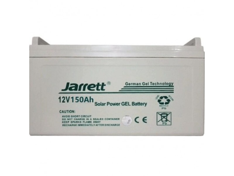 Acumulator solar 12V-150Ah Gel Jarrett,VRLA,etans (ACU-G12V-150AhJ)