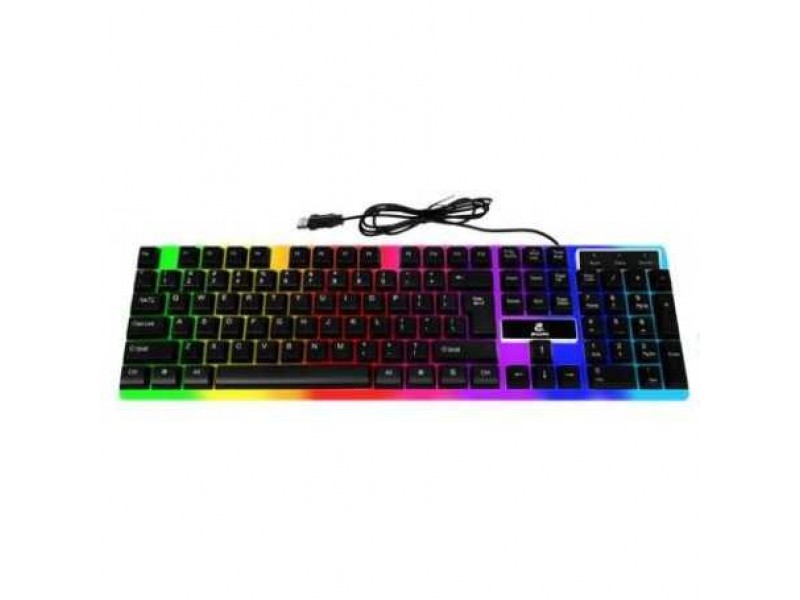 Tastatura gaming cu iluminare curcubeu