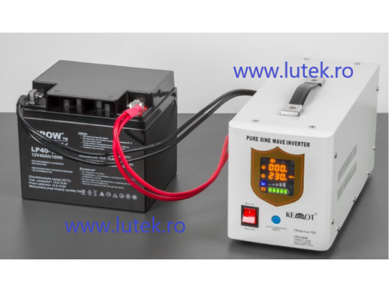 UPS cu acumulator extern 700W centrale temice