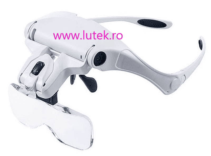 Ochelar cu lupa bioculara si iluminre LED