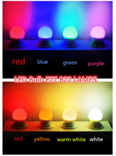Bec led colorat de exterior