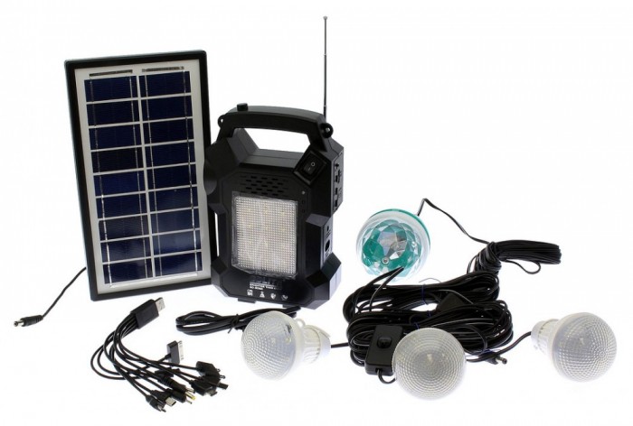 Bec solar cu kit incarcare GSM