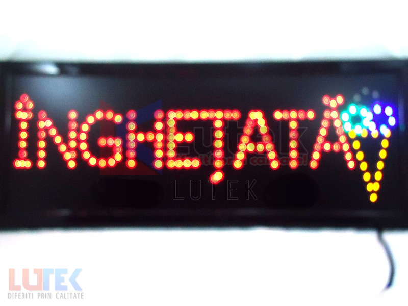 Reclama luminoasa Led "Inghetata"